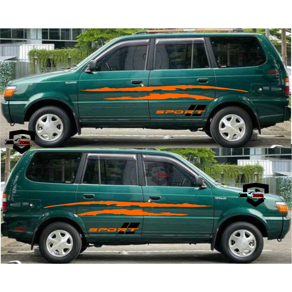 Jual Stiker Mobil Kijang Super Cutting Stiker Body Kijang Super Stiker ...
