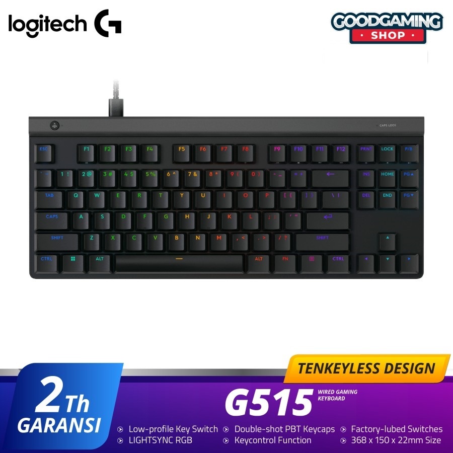 Jual Logitech G515 | G-515 Wired TKL Gaming Keyboard LIGHTSYNC RGB ...