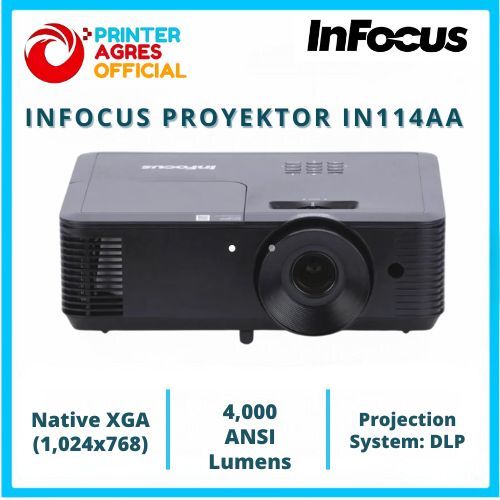 Jual INFOCUS PROYEKTOR IN114AA 3800 ANSI LUMEN XGA | HDMI | IN 114aa ...