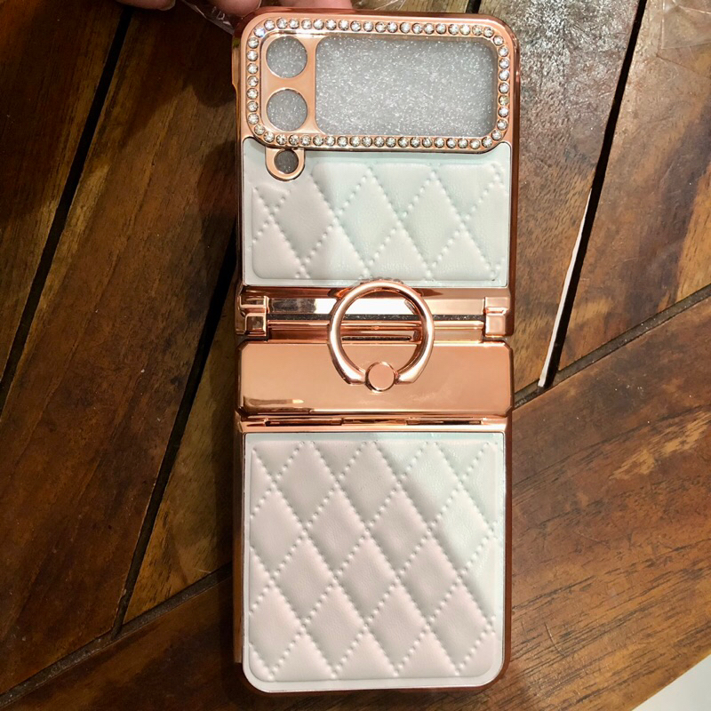 Jual PL Advance Luxury Sparkling Diamond Original Casing White ZFlip 4 ...