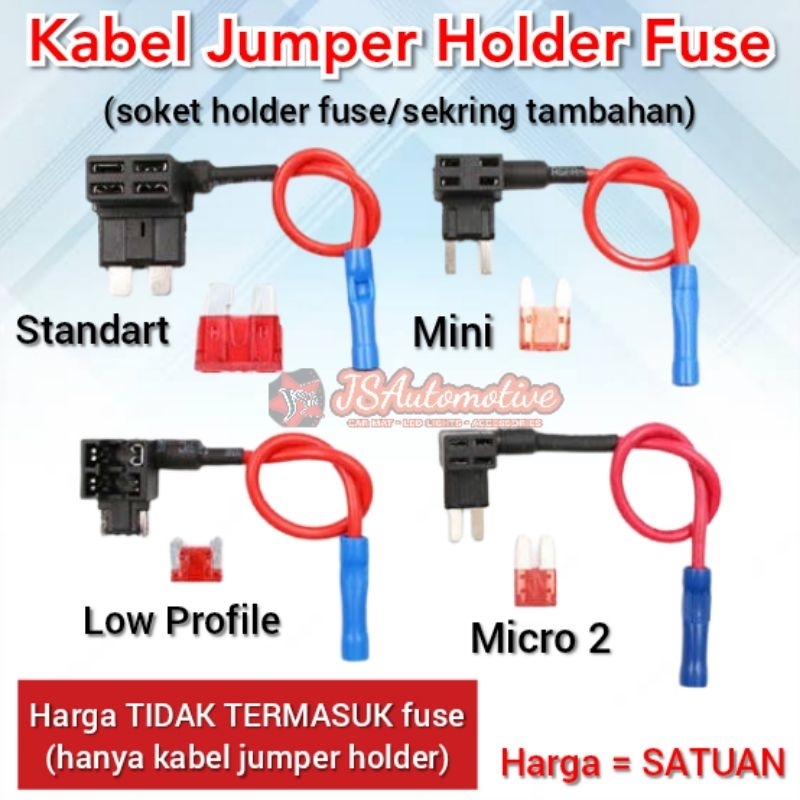 Jual Fuse Tap Connector Adapter Holder Kabel Jumper Box Kotak Fuse ...