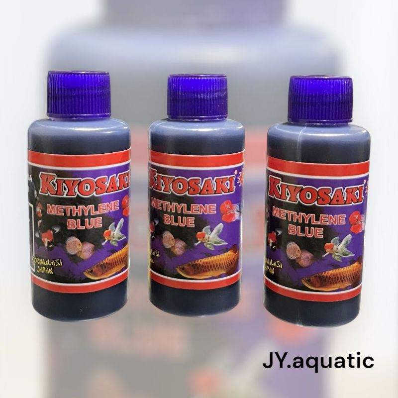 Jual METHYLENE BLUE KIYOSAKI 100ml, OBAT IKAN HIAS ,OBAT JAMUR IKAN | Shopee Indonesia
