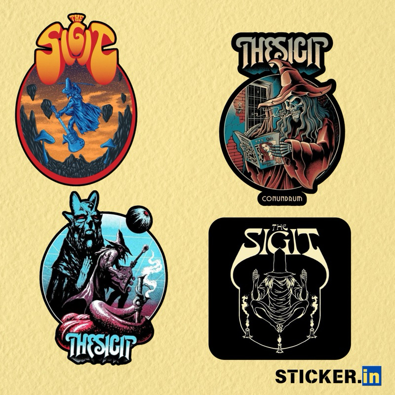 Jual Stiker Band Indie The Sigit Sticker Musik Vinyl Glossy | Shopee ...