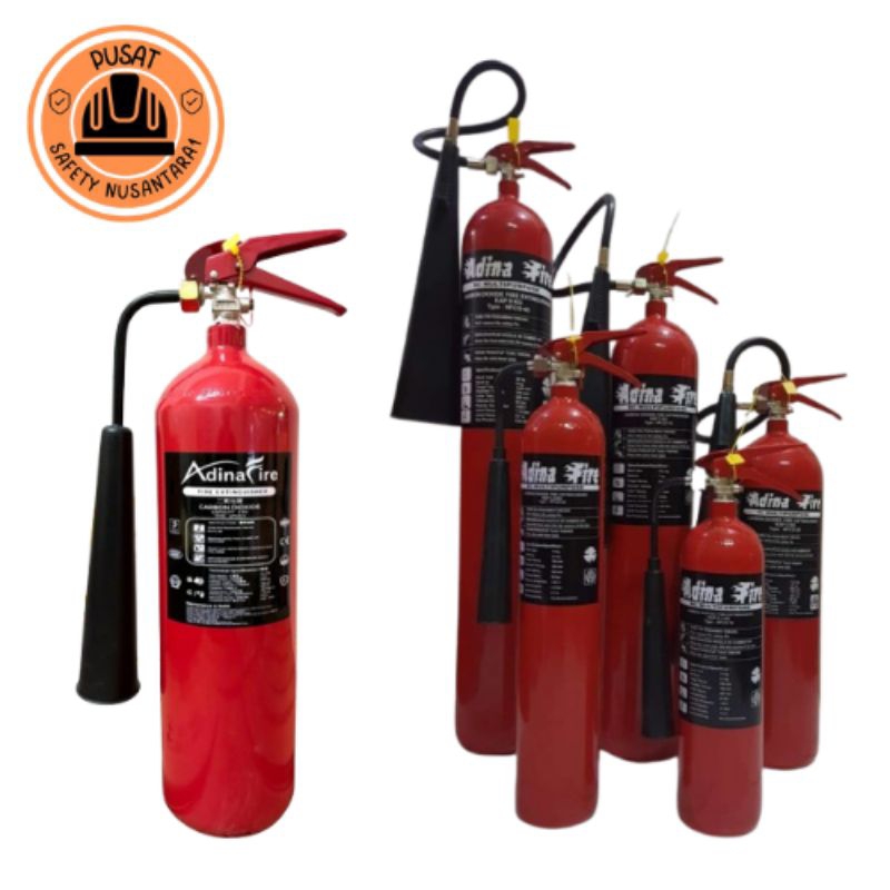 Jual TABUNG API PEMADAM KEBAKARAN CO2 2kg-25kg / APAR ADINA FIRE Co2 ...