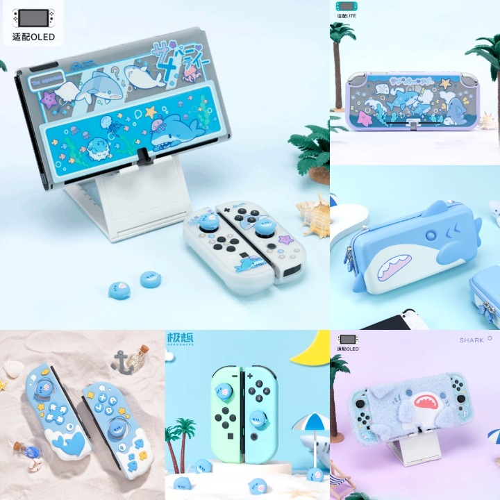 Jual Geekshare Shark Theme Nintendo Switch 1 ( OLED dan V1/V2 ...
