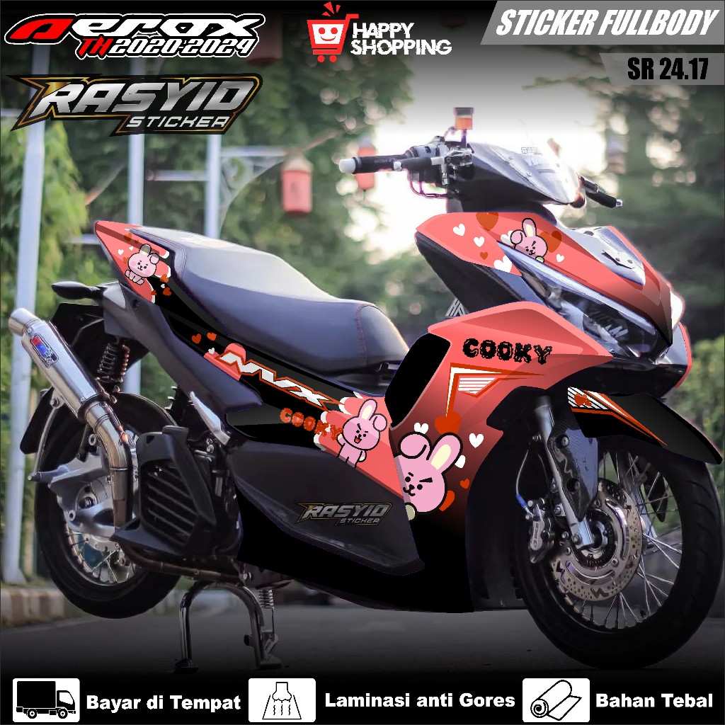 Jual Sticker Decal Full Body Yamaha Aerox 155 New Connected 2020 2021 ...