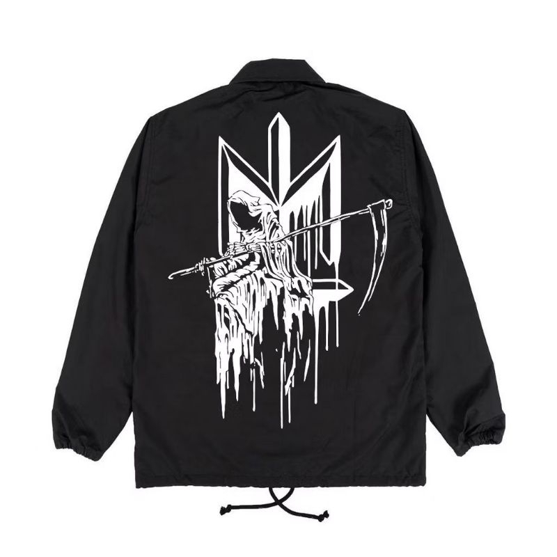 Jual COACH JACKET MATERNAL DISASTER AWAIT BLACK | Shopee Indonesia