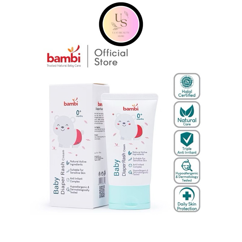 Jual Bambi Diaper Rush Cream 50ml (Tube) | Shopee Indonesia