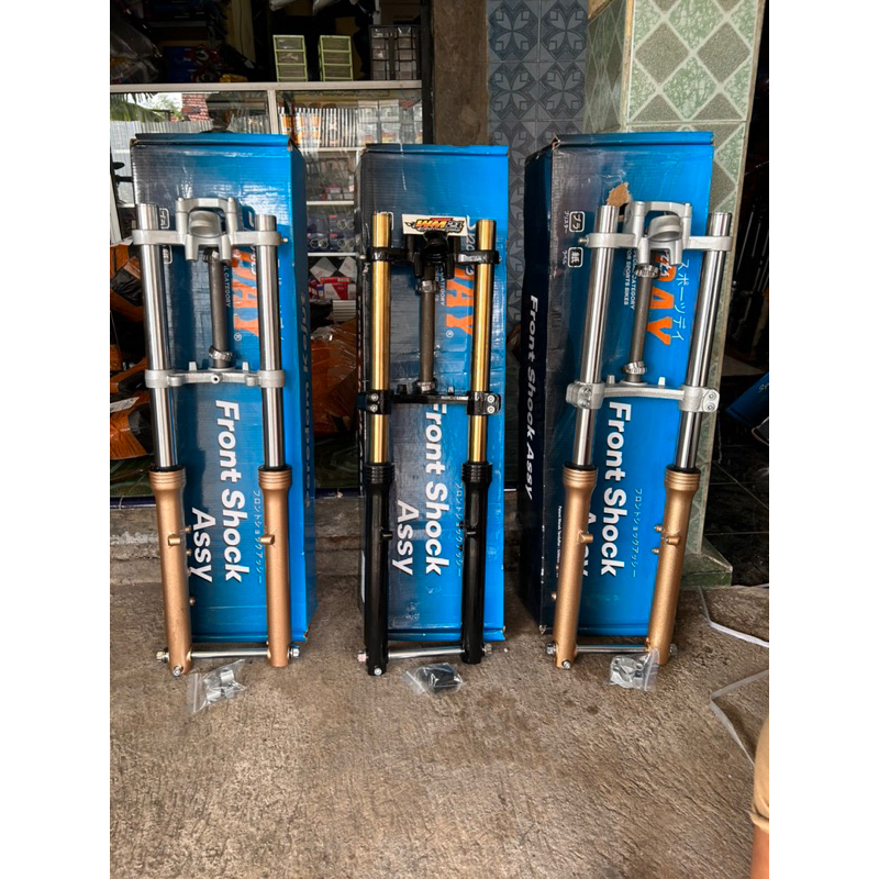 Jual SHOCK DEPAN NINJA R RR SPORT DAY PNP HONDA CB GL MEGAPRO ORIGINAL ...