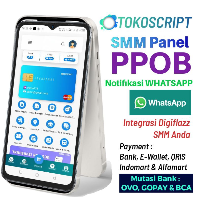Jual PROVIDER PANEL H2H 2025 (OTP + Notifikasi Transaksi [W][A ...