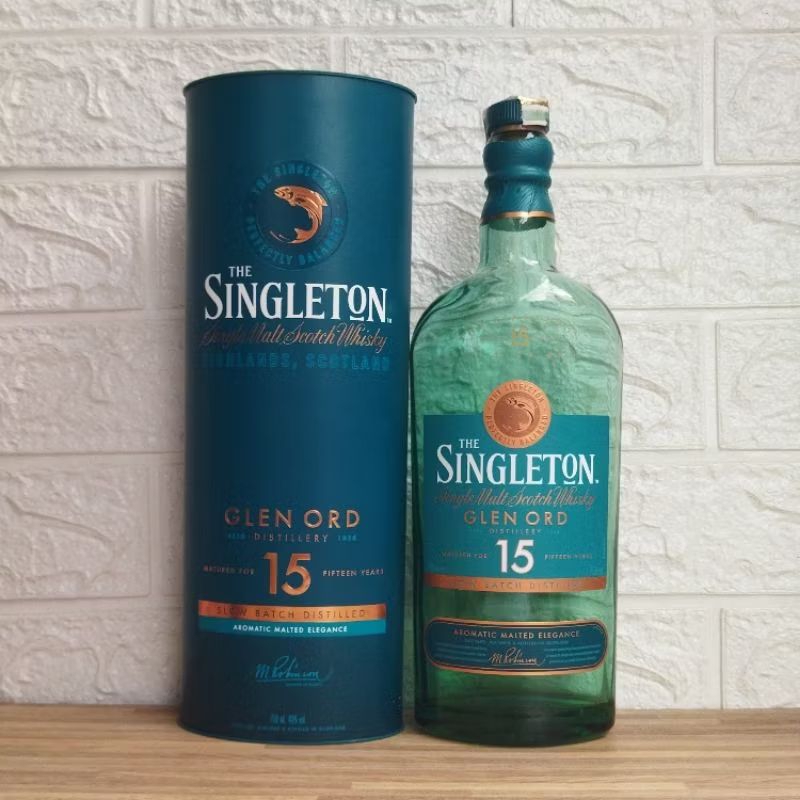 Jual Botol Kosong Singleton 15 Years Glen Ord + Box 700ml | Shopee ...