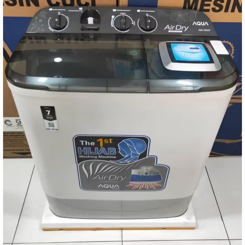 Jual MESIN CUCI 2 TABUNG 7KG AQUA (QW-760XT) KHUSUS BINJAI | Shopee Indonesia