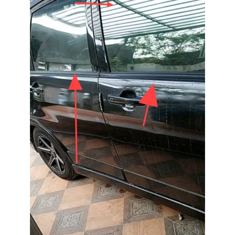Jual karet pelipit kaca luar water strip kaca luar suzuki eario baleno ...