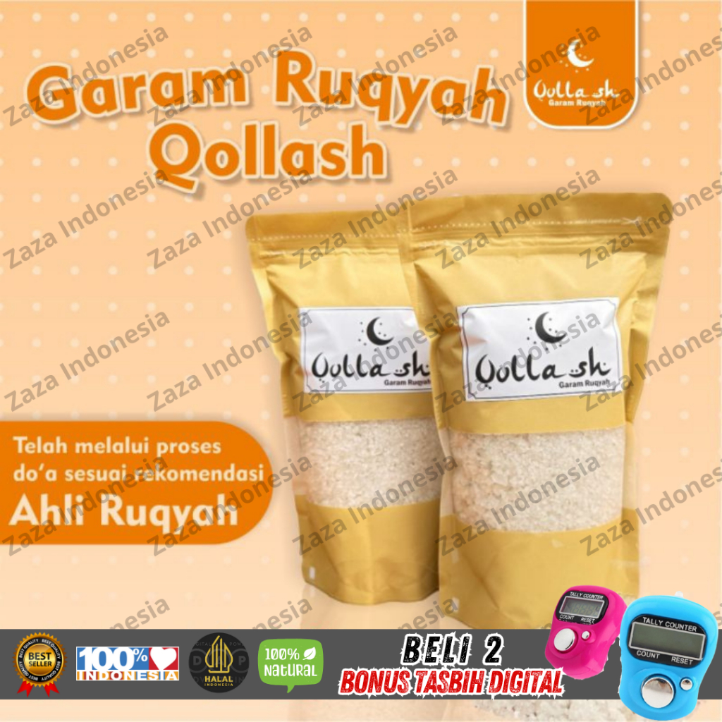 Jual Garam Ruqyah Qollash Asli Membantu Memperlancar Rezeki Dan Membuka ...