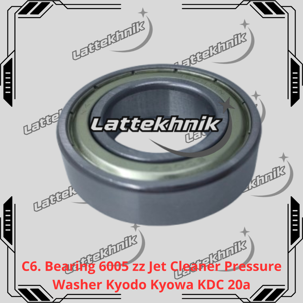 Jual C106. Bearing 6005 zz Jet Cleaner Pressure Washer Kyodo Kyowa KDC 20a | Shopee Indonesia