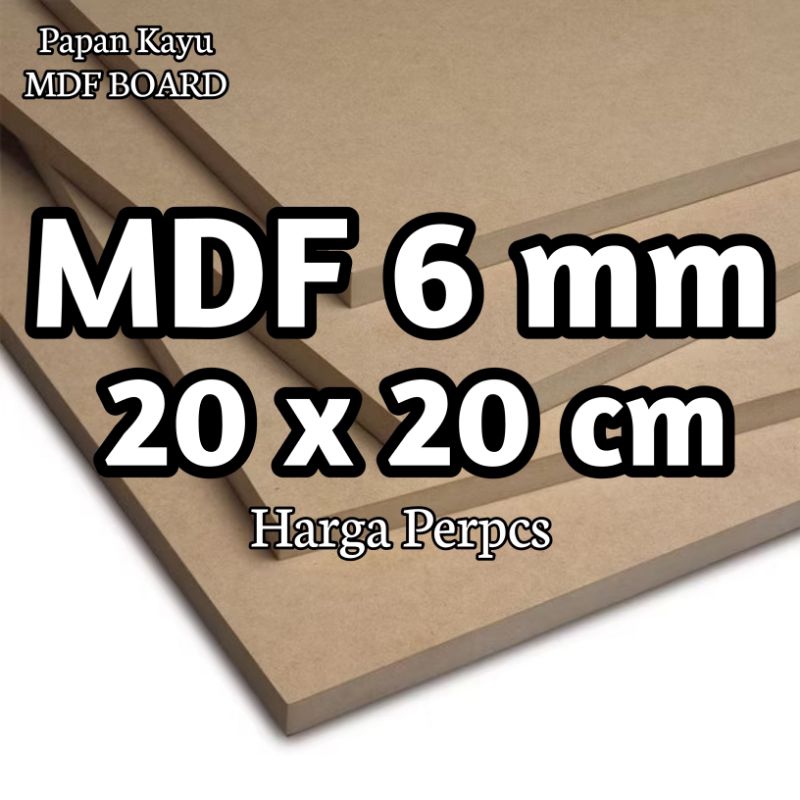 Jual Papan MDF ukuran 20x20 cm COD MEDAN | Shopee Indonesia