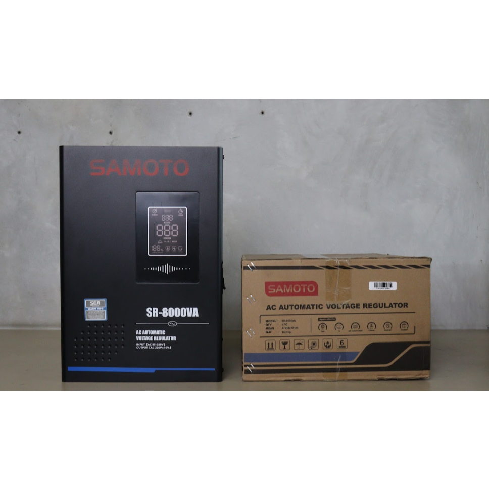 Jual AVR Stabilizer Samoto 8KVA Stabiliser 8000VA Stavol Listrik SMT ...