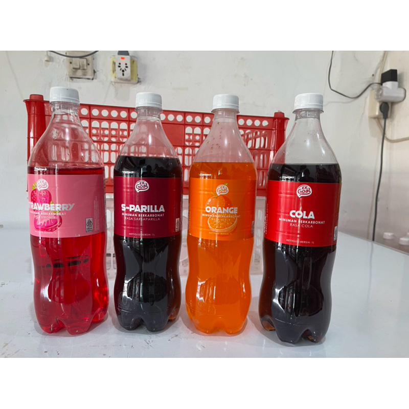 Jual Soda Ex Goal 1 Krat Isi 12 Bisa MIX ukuran 1L | Shopee Indonesia