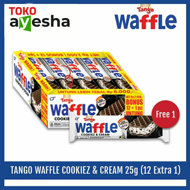 Jual Tango Waffle 25 gr - 1 Box isi 12 Pcs | Shopee Indonesia