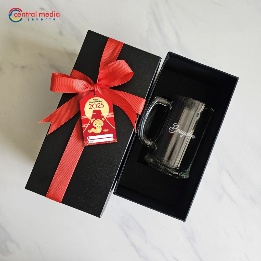 Jual Hampers Imlek Gelas Beer Mug Grafir Custom + Hard Box kado Chinese ...