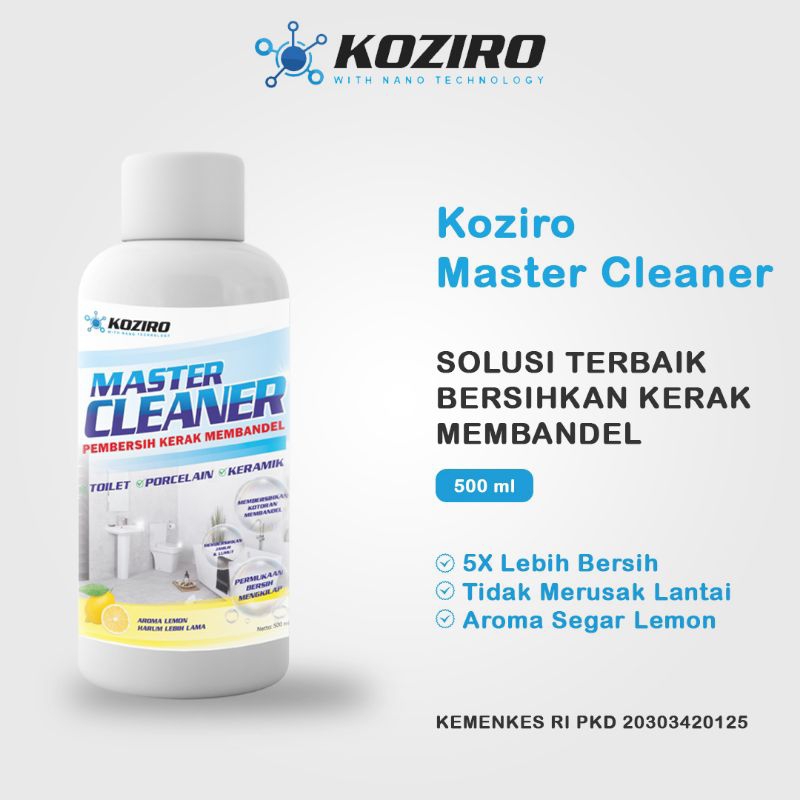 Jual KOZIRO - Master Cleaner Cairan Pembersih Kerak Kamar Mandi Toilet ...