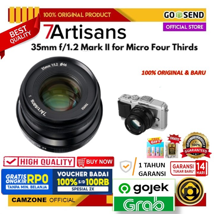Jual 7artisans 35mm f1.2 II Lens for Micro Four Thirds / 7artisans 35mm f/1.2 Mark II Lens for ...