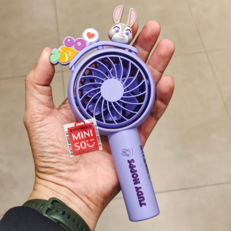 Jual MINISO 🆕 Mini Fan / Kipas Portable Rechargeable 1200mah DISNEY ...