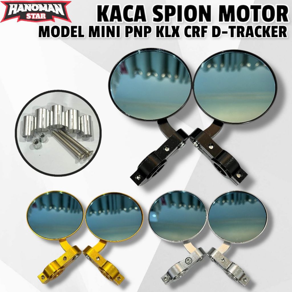 Jual SPION SUPERMOTO CEMBUNG NSB RACING MODEL BULAT KACA BIRU MINI PNP ...