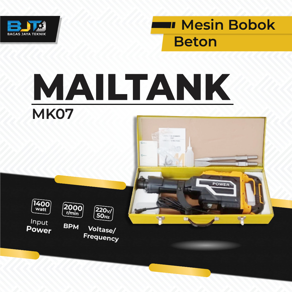 Jual Mesin Bobok Beton MAILTNK MK07 Demolition Hammer Electric Breaker ...