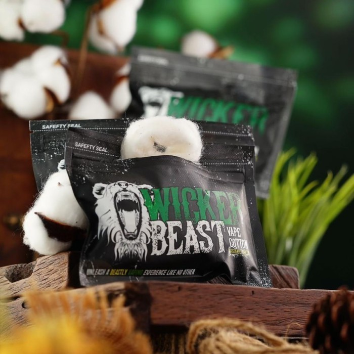 Jual Wicker Beast Vape Cotton 7gr Organic Breed | Shopee Indonesia
