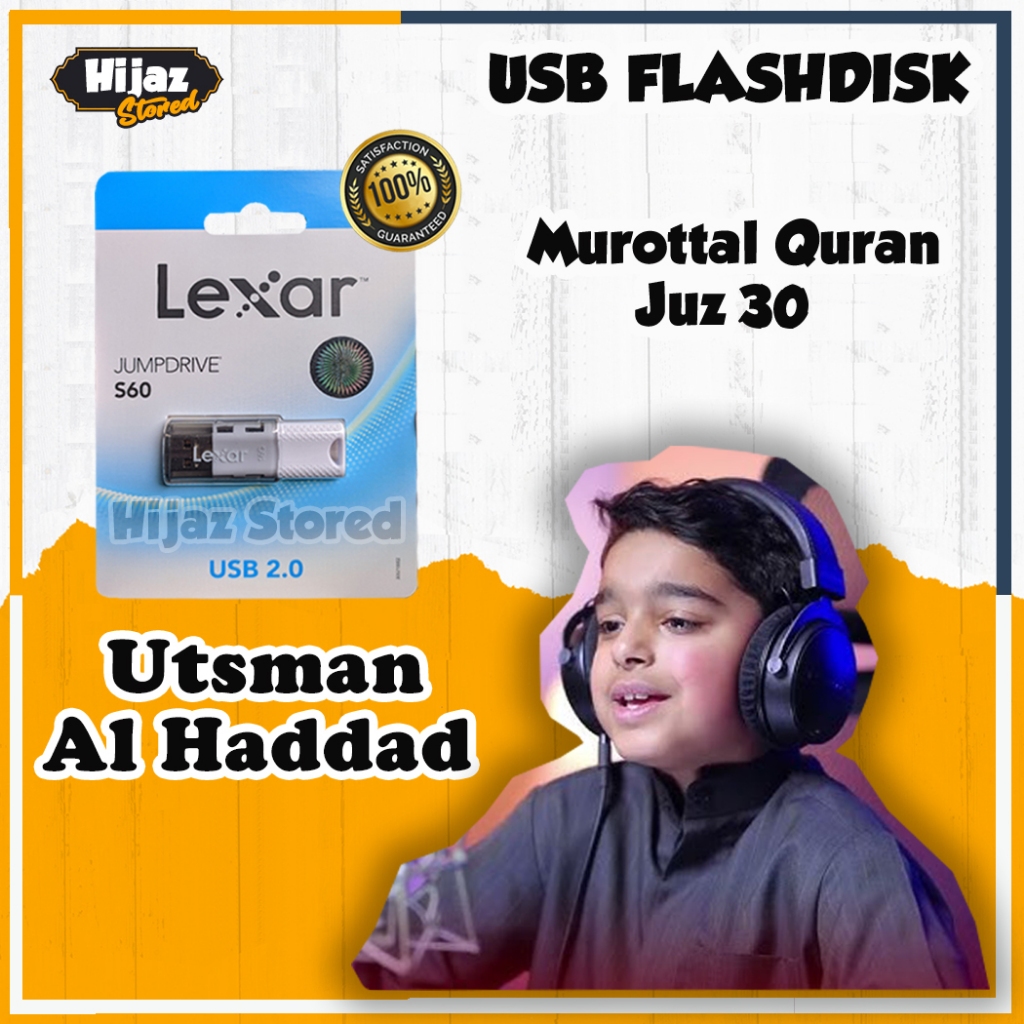 Jual USB Flashdisk Murotal Quran Anak Juz 30 Juz Amma Bacaan Usman Al Haddad | Shopee Indonesia
