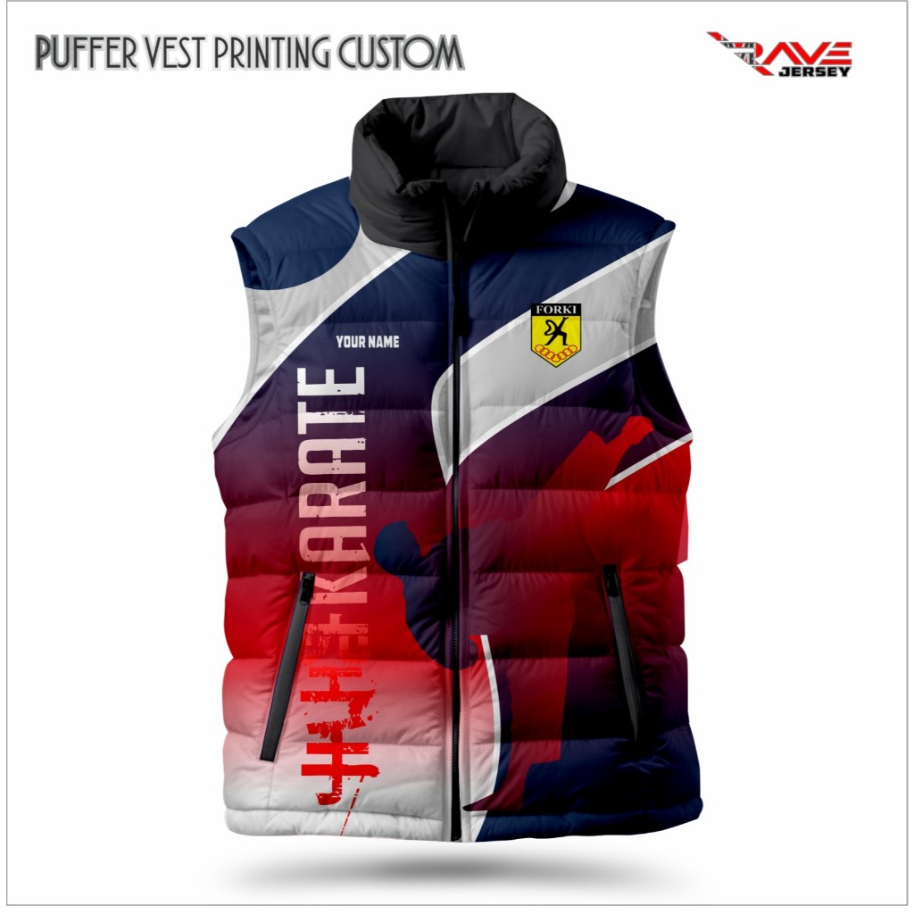 Jual ROMPI PUFFER/DACRON/GELEMBUNG BELADIRI KARATE SESI 2 FULL PRINTING ...
