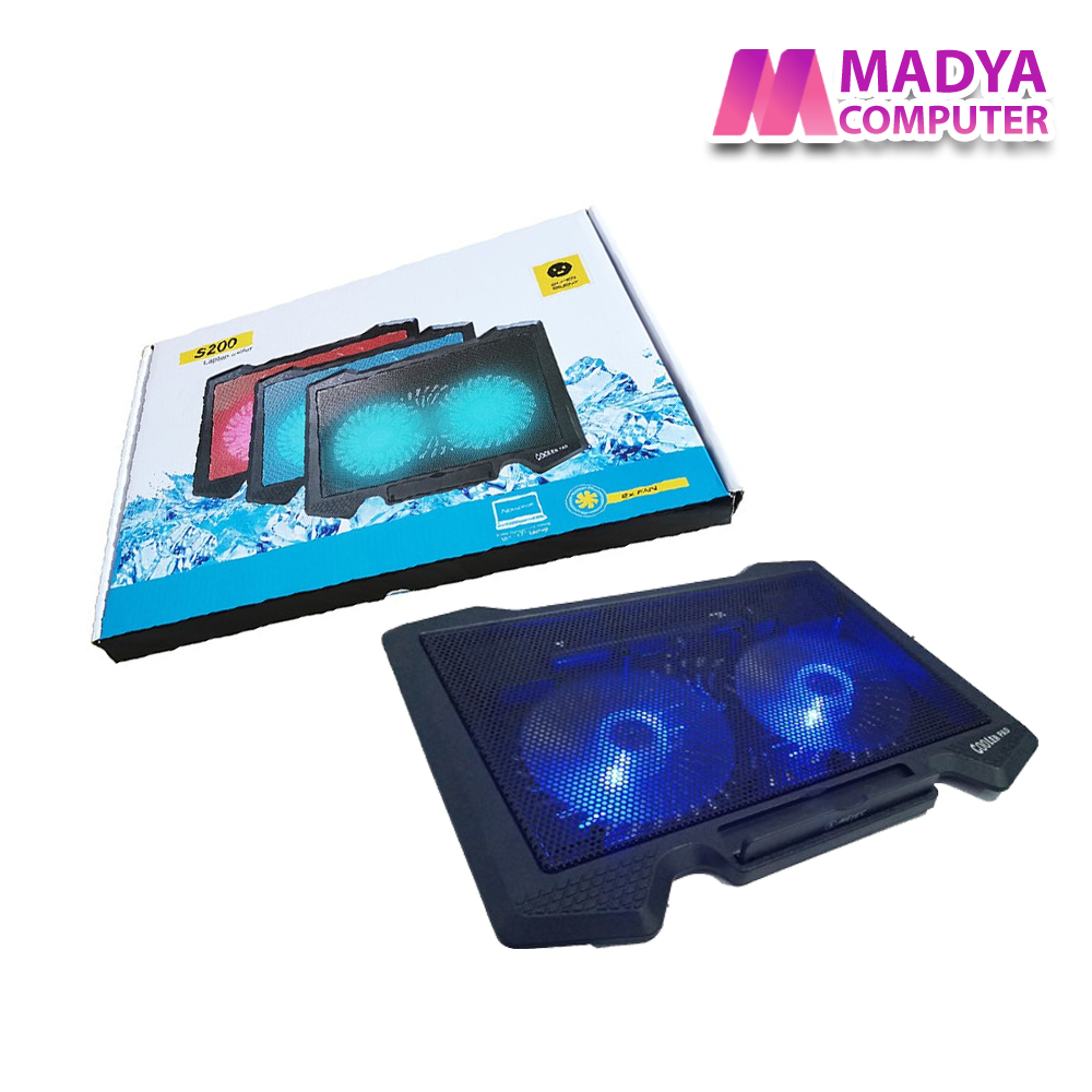 Jual Kipas Laptop / Notebook Cooling Pad S200 - Cooling Pad | Shopee Indonesia