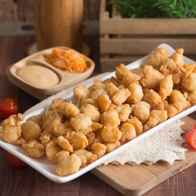 Jual Dori Fish Popcorn 1/2KG Roku Bento JKT Nugget Ikan Fish Pop Siap ...