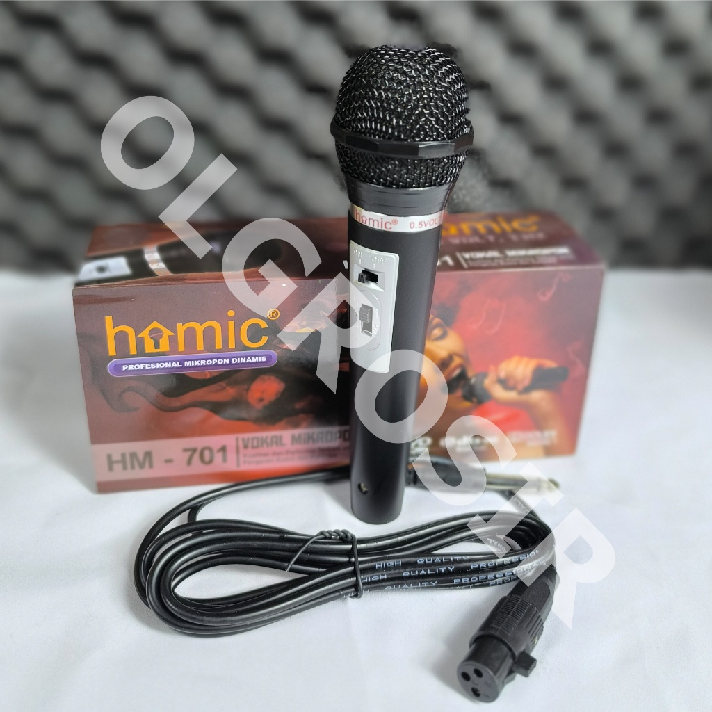 Jual Professional Microphone Microfon Mic Homic HM 701 Karaoke HM-701 ...