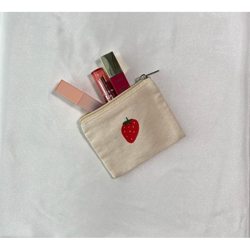 Jual SANDAE Korean Canvas Mini Pouch | Dompet Wanita Kanvas Cute Korean ...