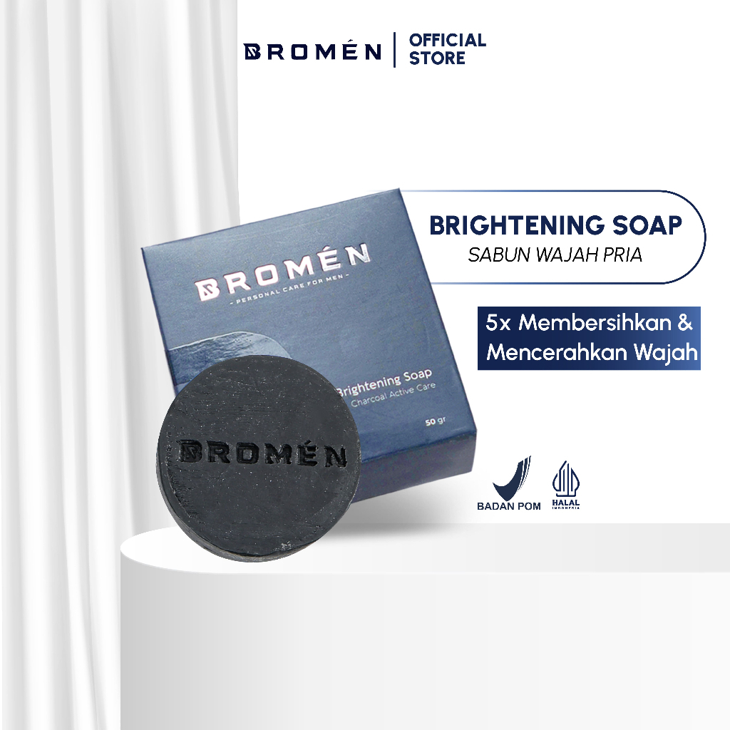 Jual Bromen Brightening Soap 50g | Sabun Cuci Muka | Shopee Indonesia