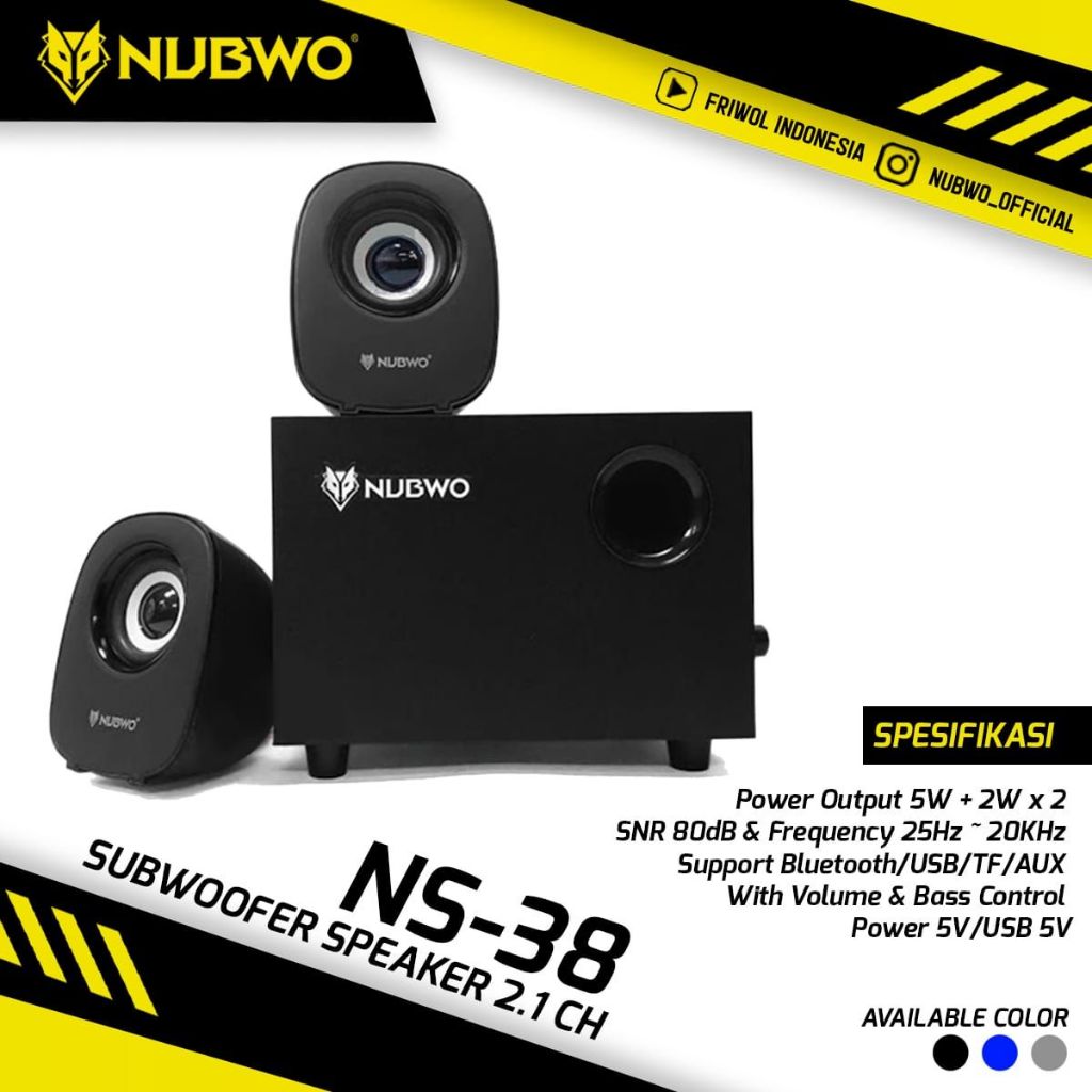Jual Speaker NUBWO Craneo NS-38 | Shopee Indonesia