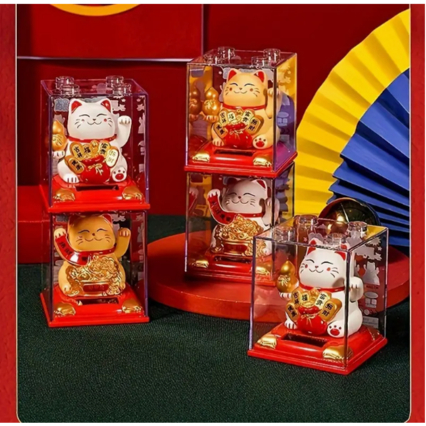 Jual Maneki Neko Lucky Cat / Pajangan Kucing Hoki Keberuntungan Bawa ...