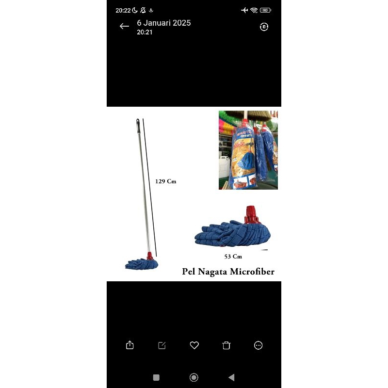 Jual lap pel microfiber nagata | Shopee Indonesia