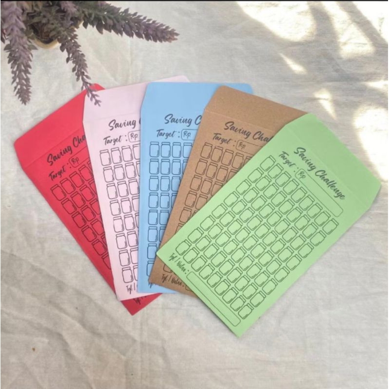 Jual AMPLOP TARGET / SAVING CHALLENGE / MENABUNG / TABUNGAN / 30 HARI ...