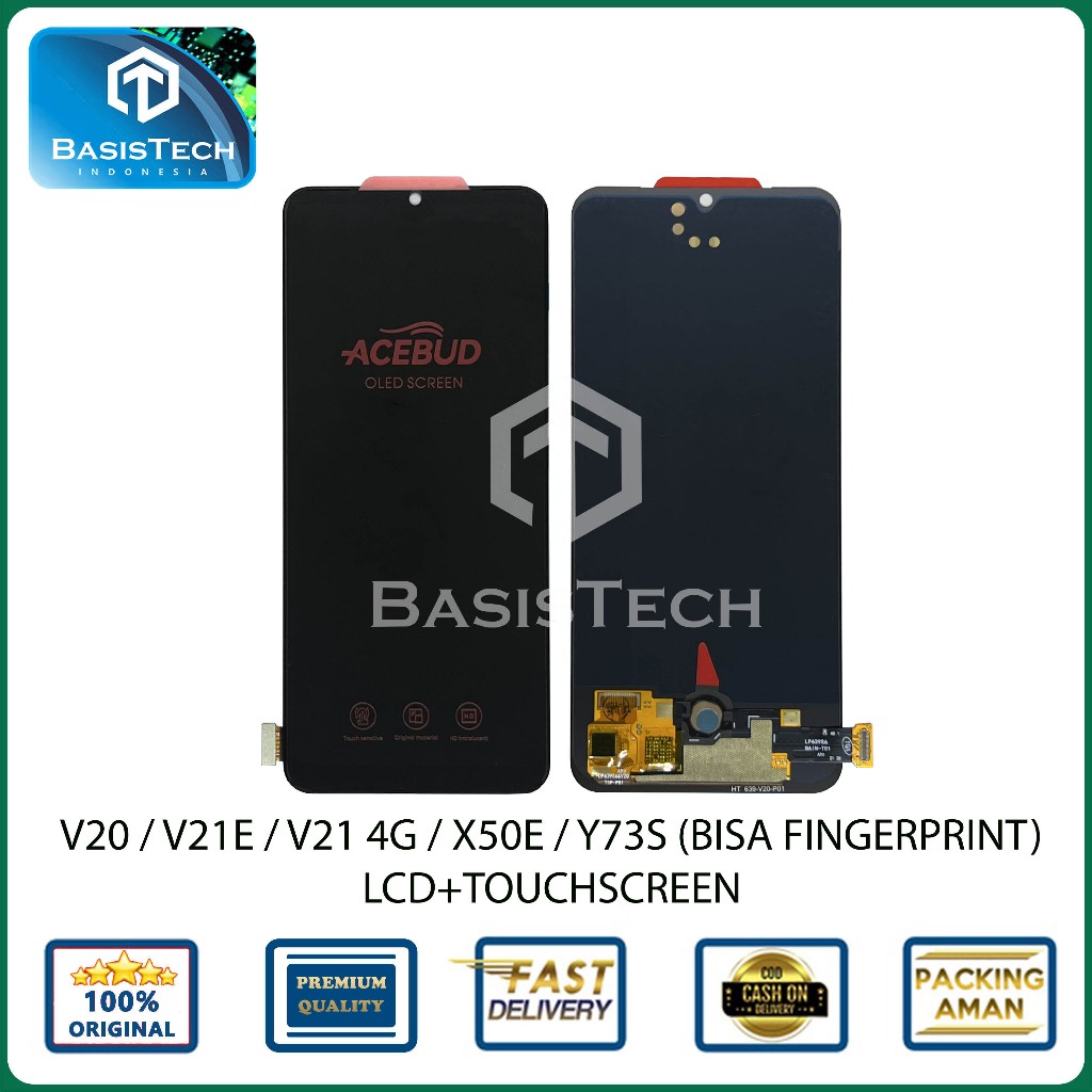 Jual LCD VIVO V20 - V21E - V21 4G - X50E - Y73S - BISA FINGERPRINT ...