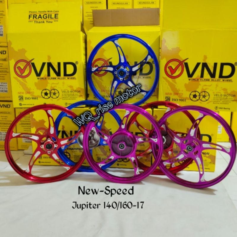 Jual velg jupiter six star v2 new speed vnd jupiter z six star 140/160 ...