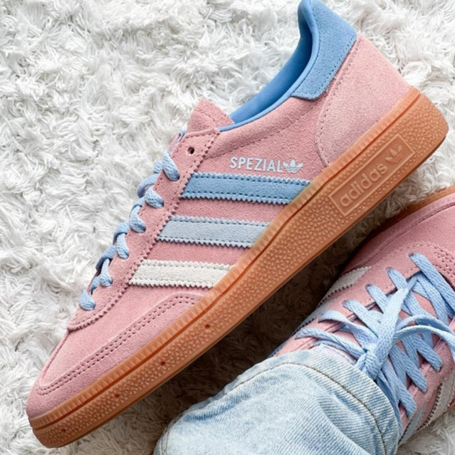 Jual Adidas Handball Spezial Pink/Light Blue IG1974 | Shopee Indonesia
