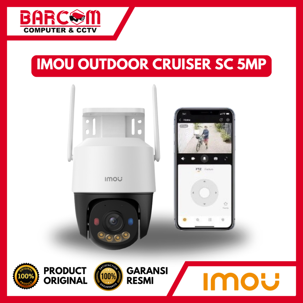 Jual IMOU CRUISER SC 5MP OUTDOOR WIFI CCTV IPCAM IPC-37FP-3H0W ...