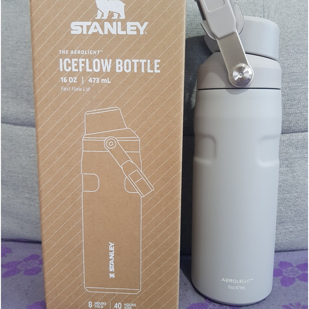 Jual Stanley Iceflow Bottle 16 oz 473 ml color Ash | Shopee Indonesia