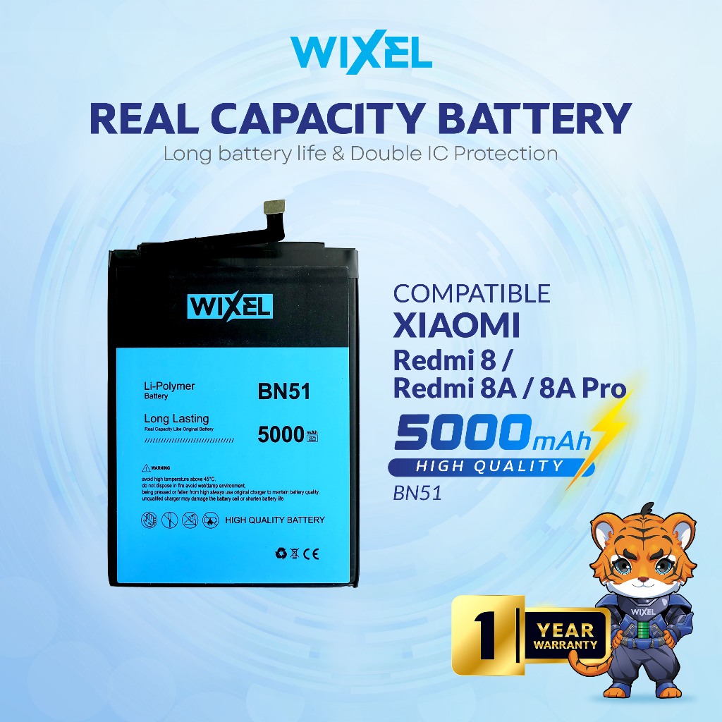 Jual WIXEL Baterai XiaoMi BN51 Redmi 8 8A Pro Double Power Original ...