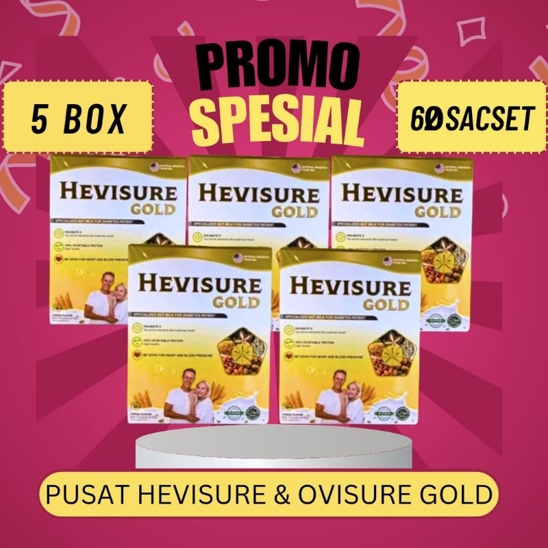 Jual HEVISURE GOLD SUSU USA UNTUK DIABETES, HEVISURE GOLD MILK-5 BOX ...