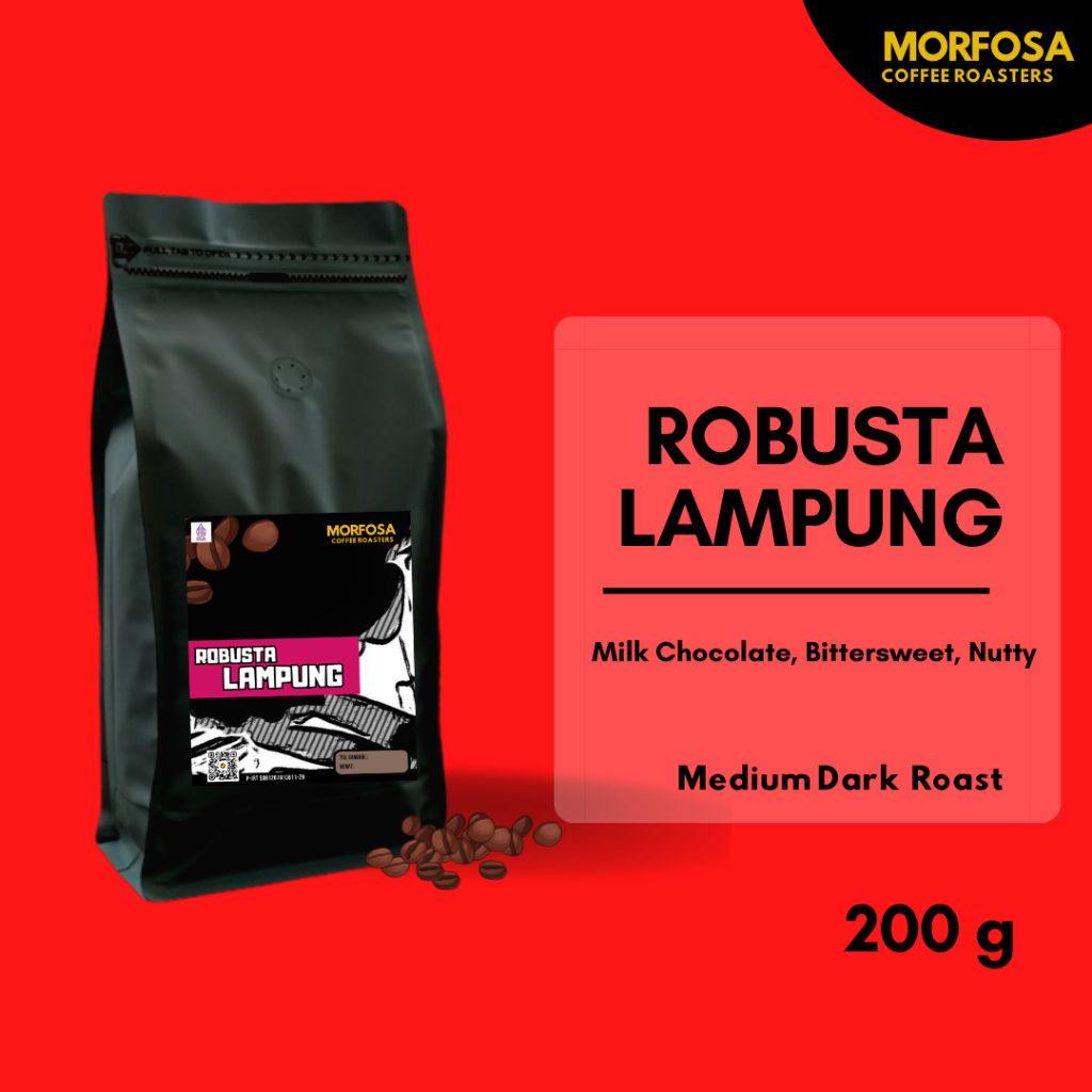 Jual Biji Kopi Bubuk Robusta Lampung 200gr Coffee Bean | Shopee Indonesia
