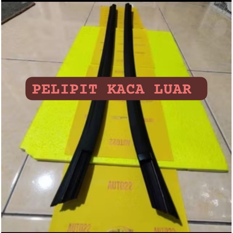 Jual karet list pelipit kaca luar water strip kaca luar mobil toyota ...